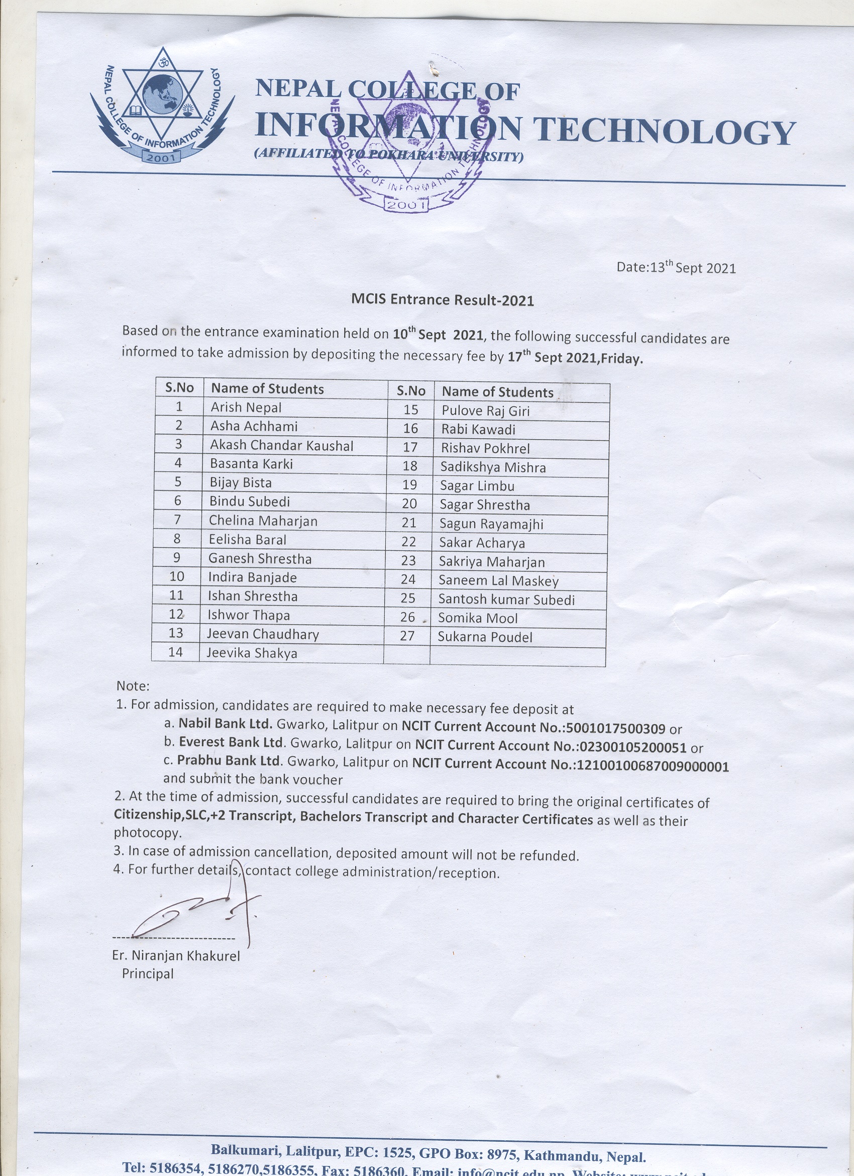 Nepal College of Information Technology