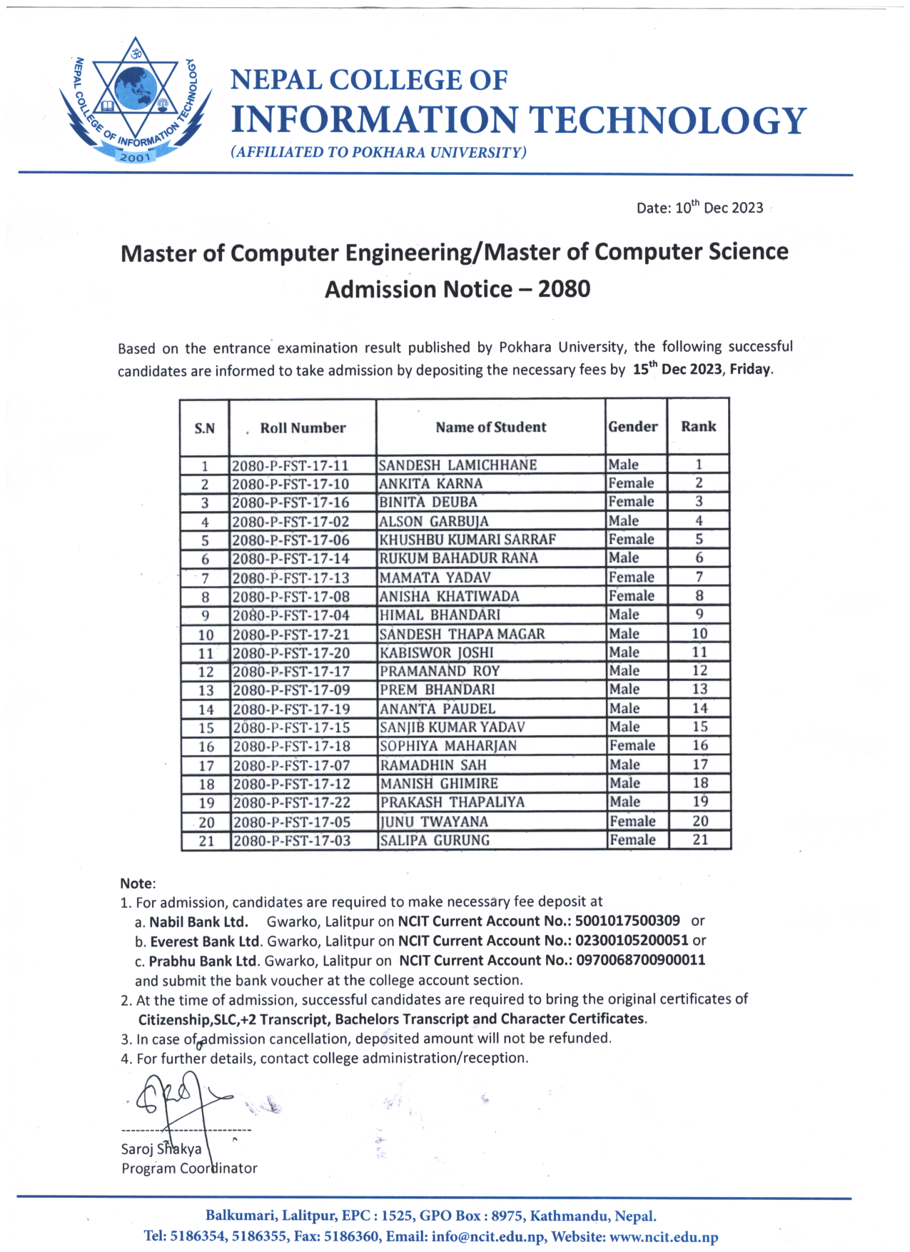 Nepal College of Information Technology